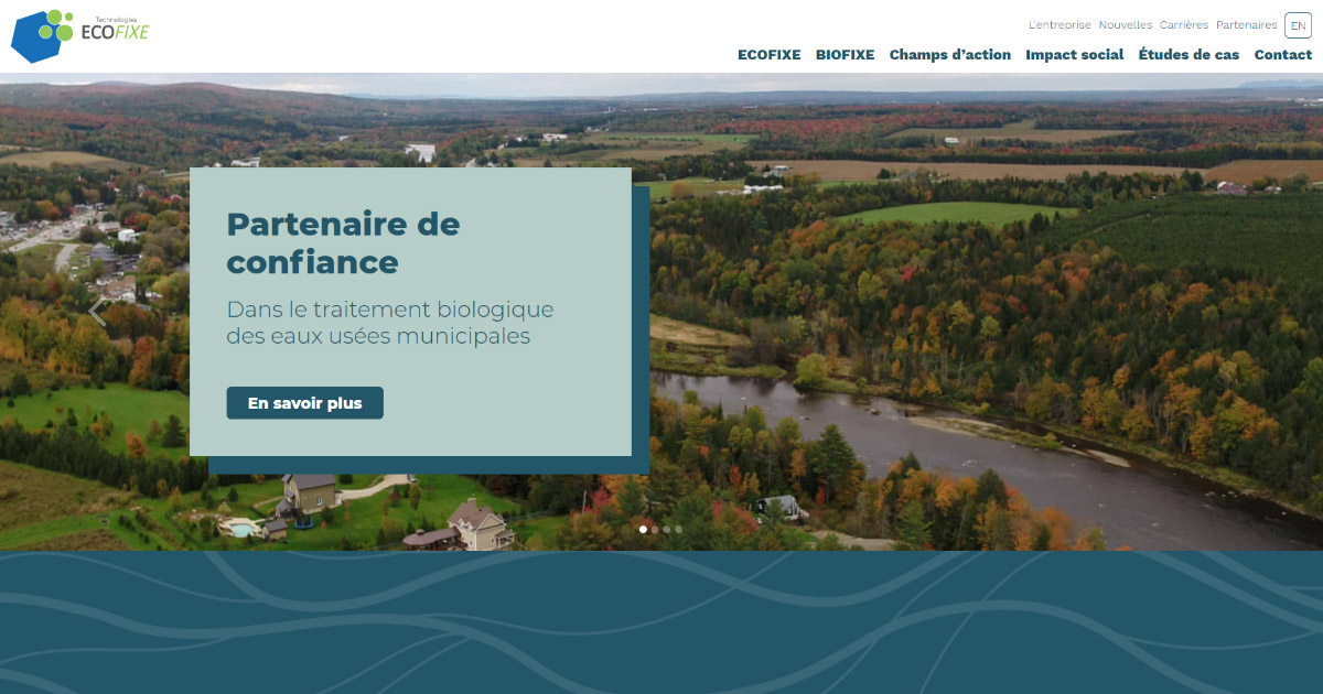 Technologies ECOFIXE | Biological wastewater treatment